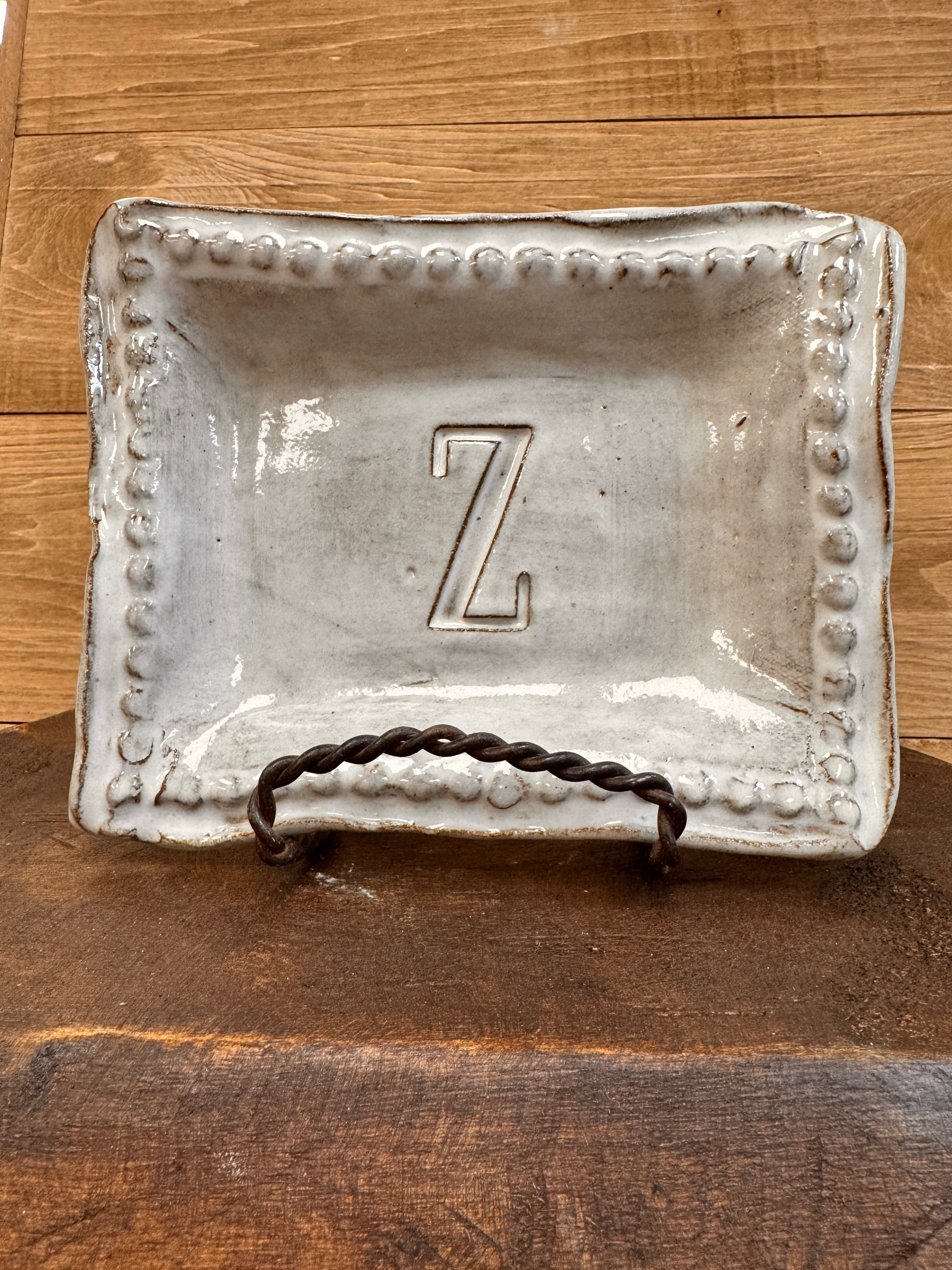Initial Letter Tray - Z – Kindred Spirit Style